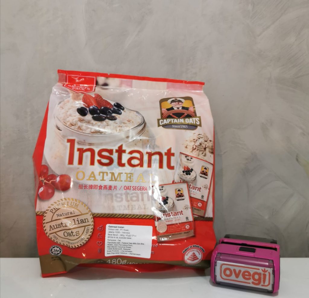 CAPTAIN OATS INSTANT OATMEAL [12sachet x 40GRAM] - OVEGI