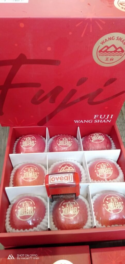 WANGSHAN APPLE BOX SET WITH WORDS - OVEGI